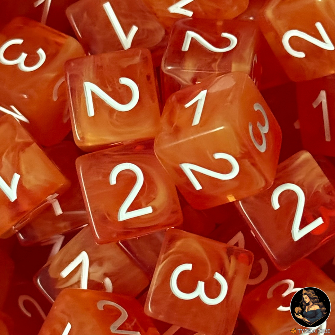 ACC - D3 Dice - Orange – TYCKA DICE